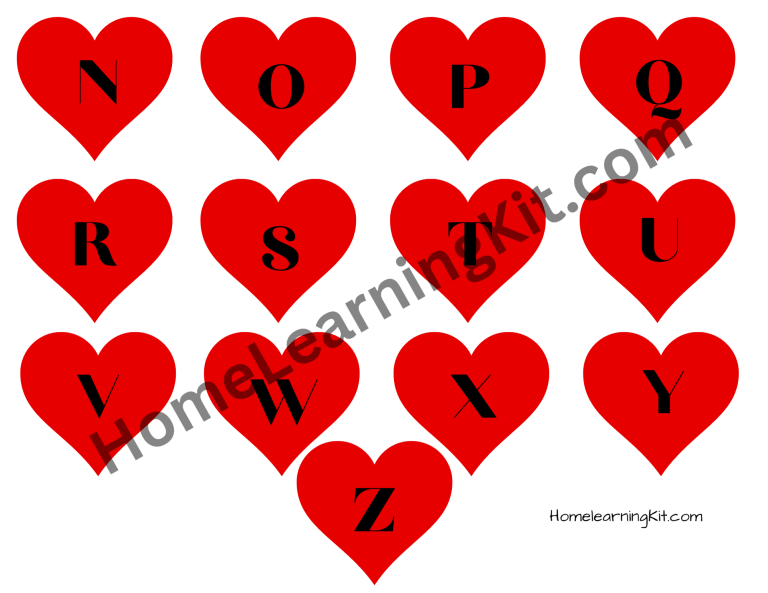 Valentine's Reading and Math Packet - Home Learning Kit