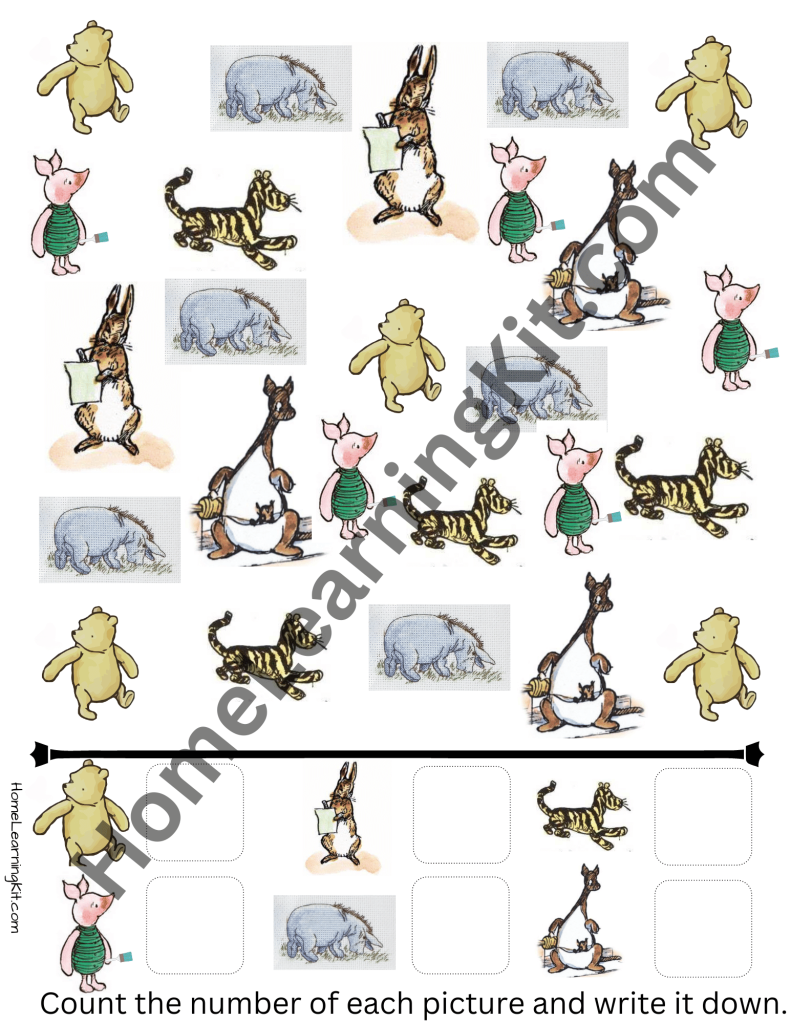 Winnie the Pooh Activity Packet - Home Learning Kit