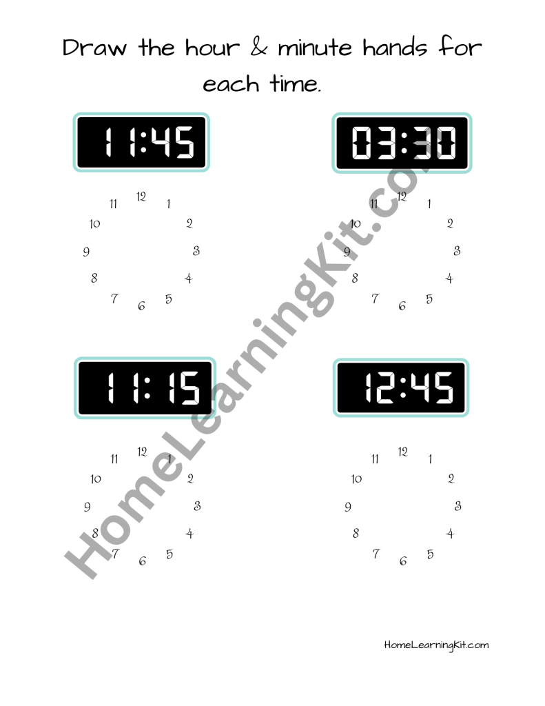 Train Activity Packet - Home Learning Kit