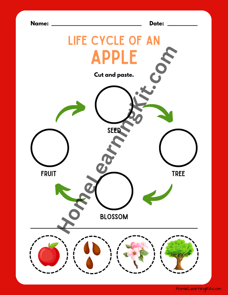 Johnny Appleseed Activity Packet - Home Learning Kit