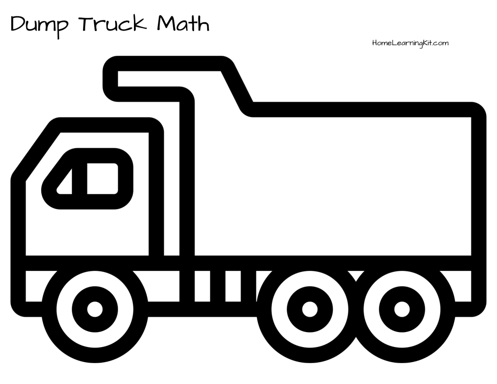Dump Truck Math - Home Learning Kit