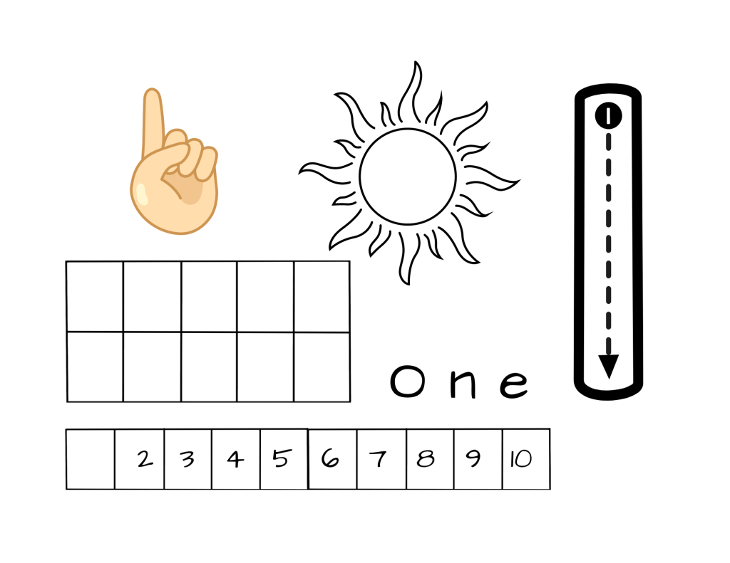 Preschool Number Booklet 1 - 10 - Home Learning Kit